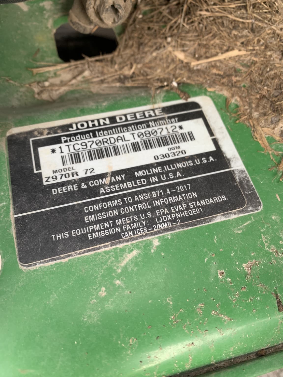 2020 John Deere Z970R - Sydenstricker Nobbe Partners